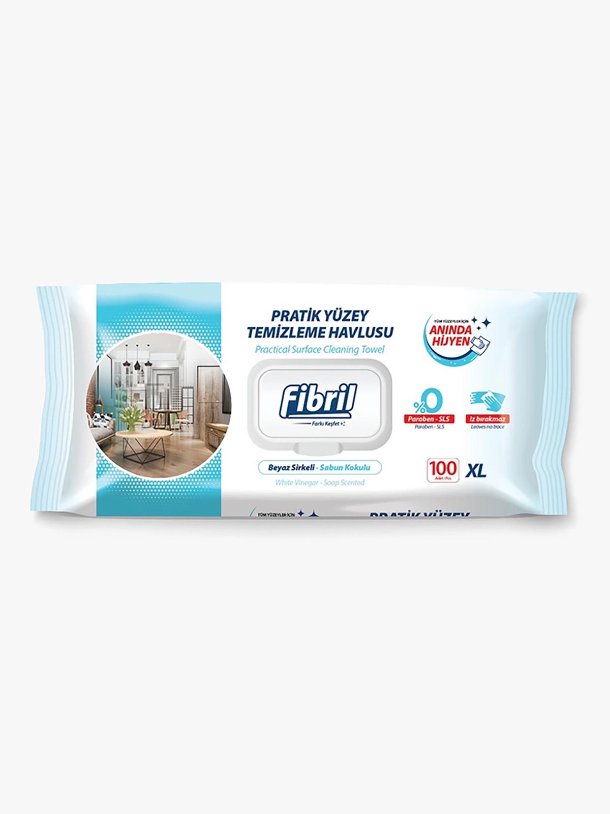 Fibril Pratik Yüzey Temizleme Havlusu Sabun Kokulu 100'lü – Civilim.com