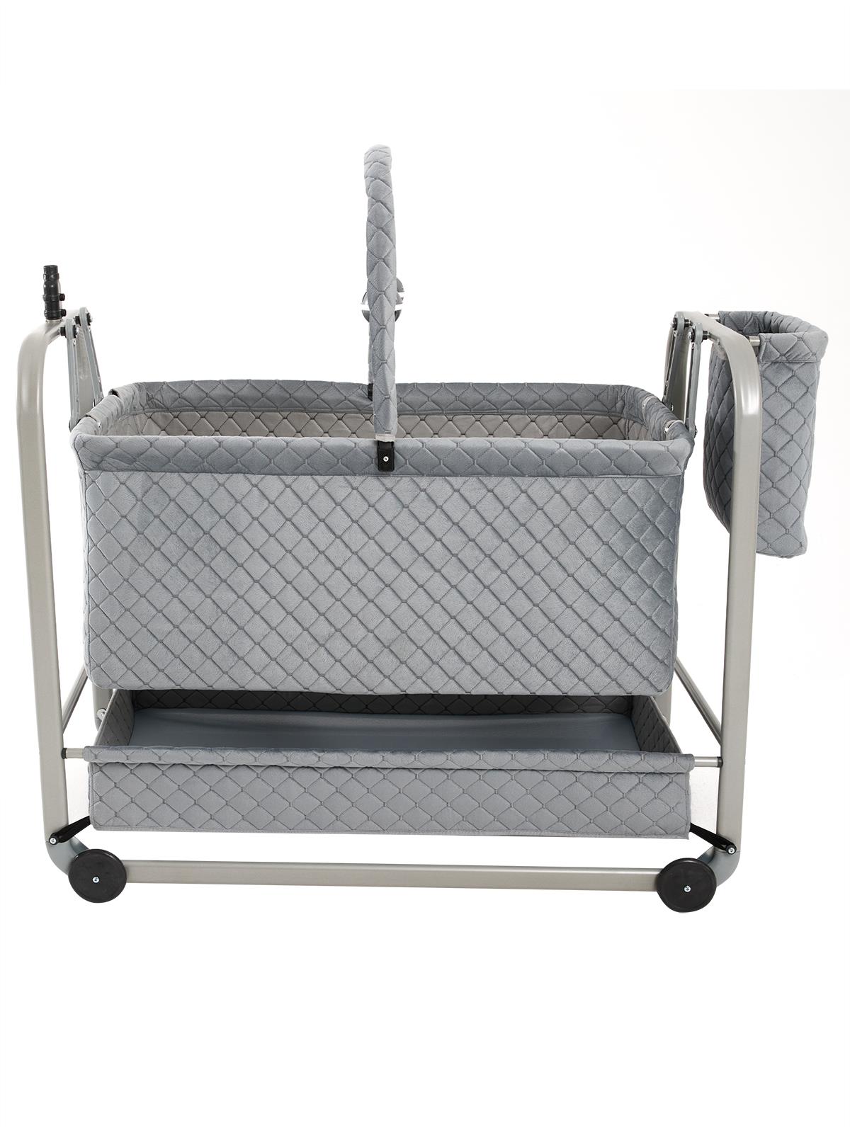 Kujju Prime Anne Yanı Beşik - Gri – Civilim.com