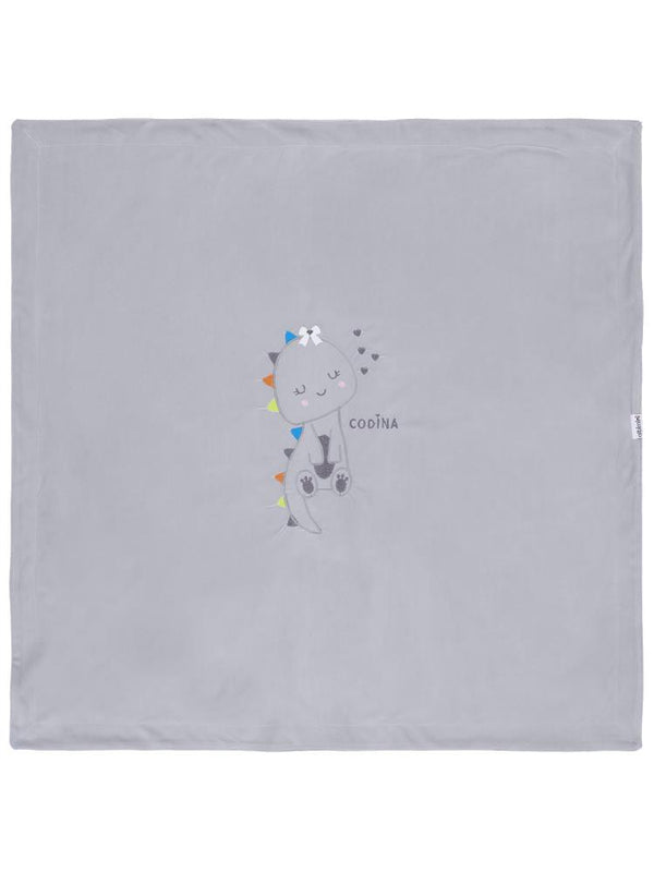 Minidamla Zürafa Nakış Battaniye - Gri – Civilim.com